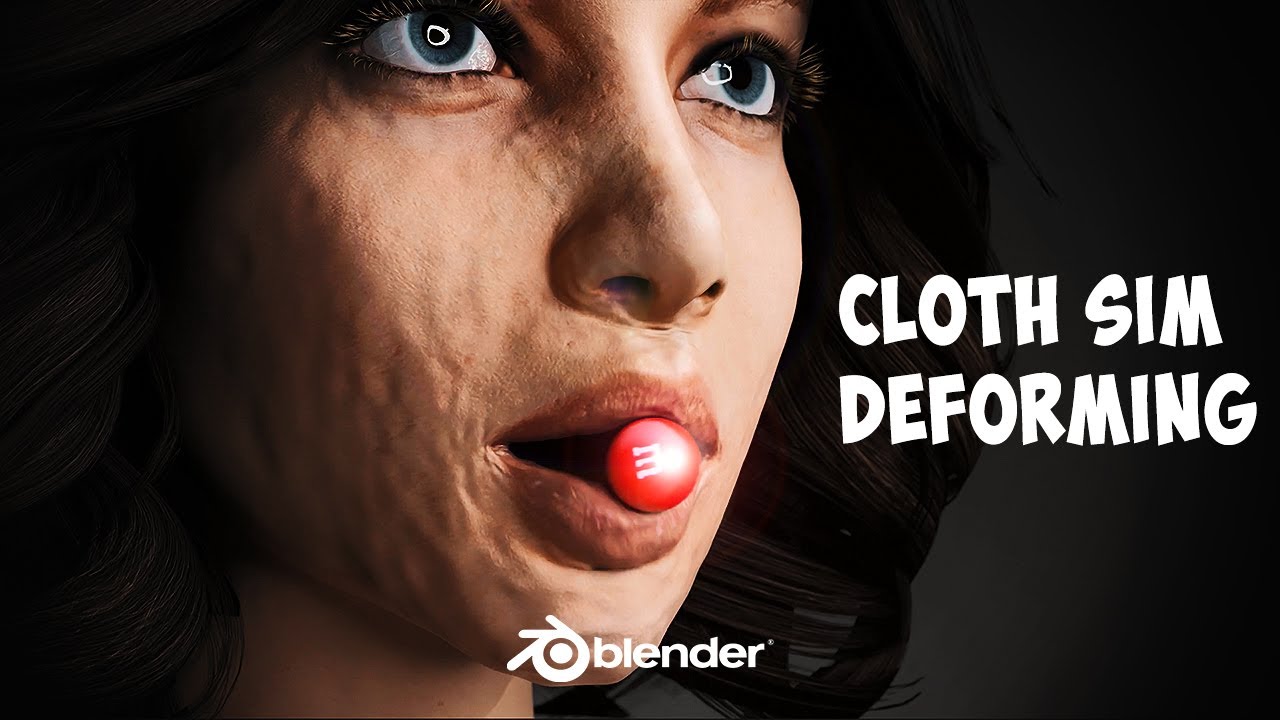 soft body deformation with cloth sim | Blender Tutorial 3.3 LTS - YouTube