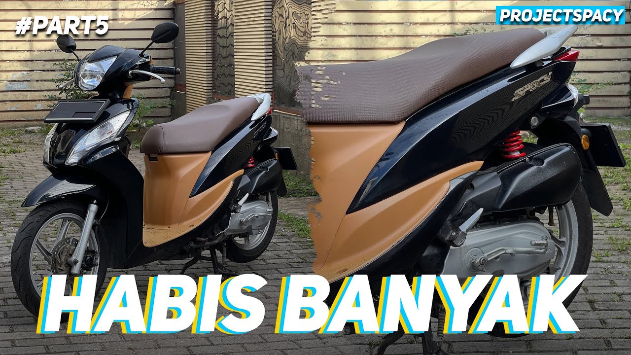 PROJECT HONDA SPACY PART 5: TOTAL BIAYA RESTORASI MODIFIKASI - YouTube