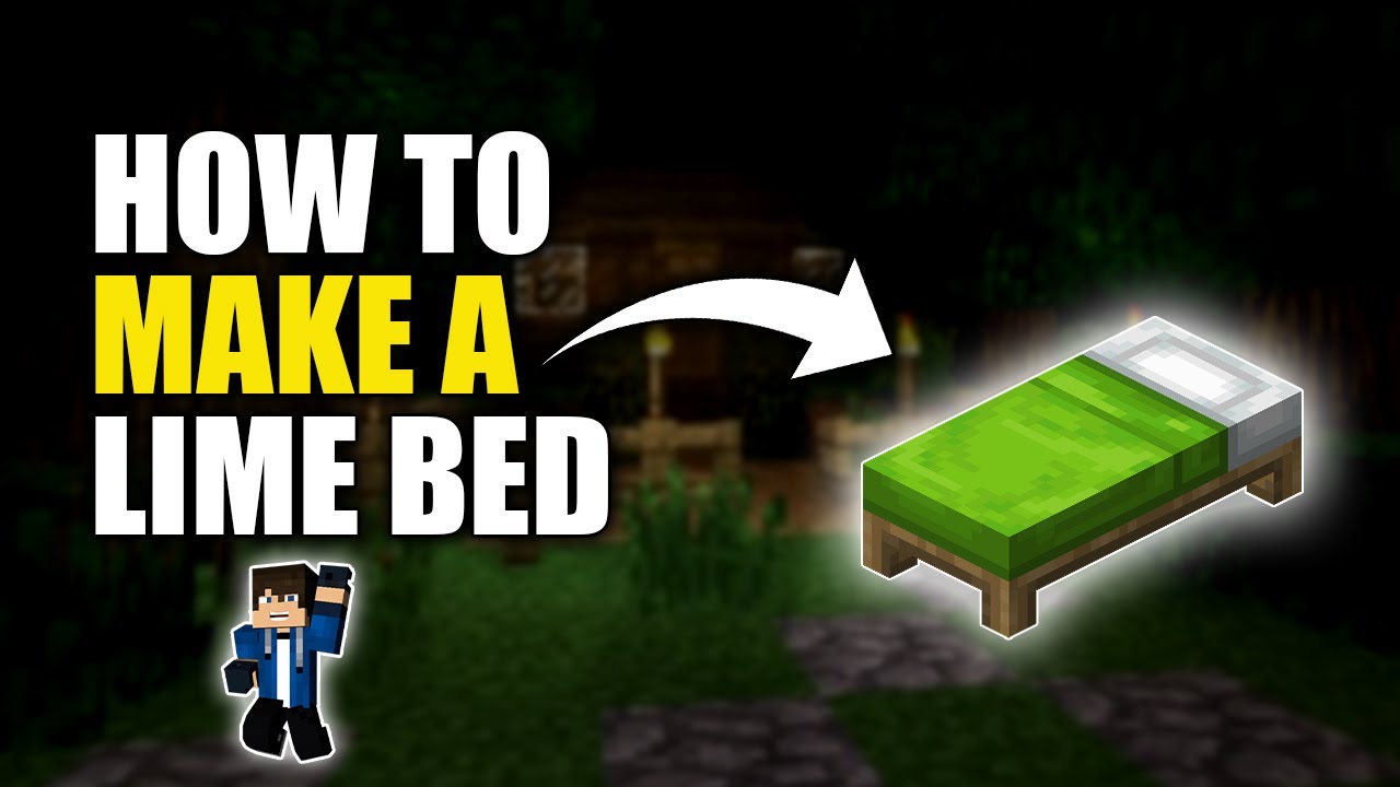 How to Make a Lime Bed in Minecraft – Easy Step-by-Step Tutorial! - YouTube