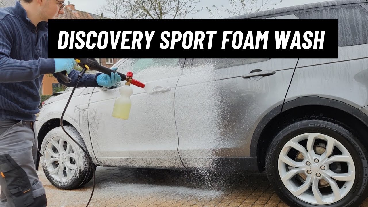 Land Rover Discovery Sport Foam Wash - Auto detailing - YouTube