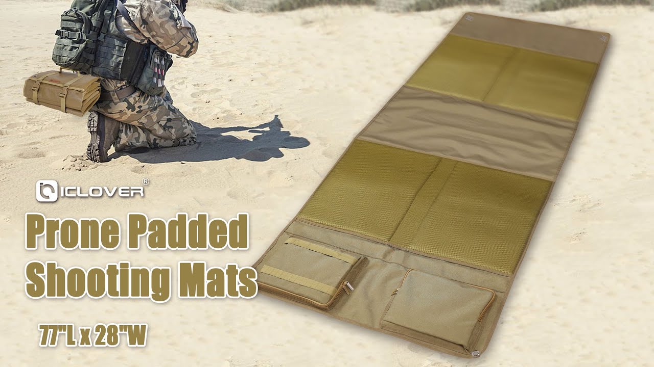 Shooting Mat Waterproof Tactical Prone Padded Shooting Mats, for Long ...