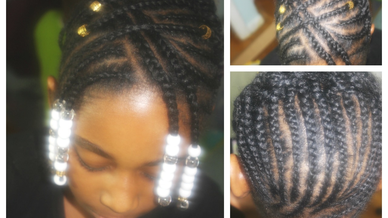 Crossover braids Natural Hair Rules!!!!! Watch Me Work!!!! - YouTube