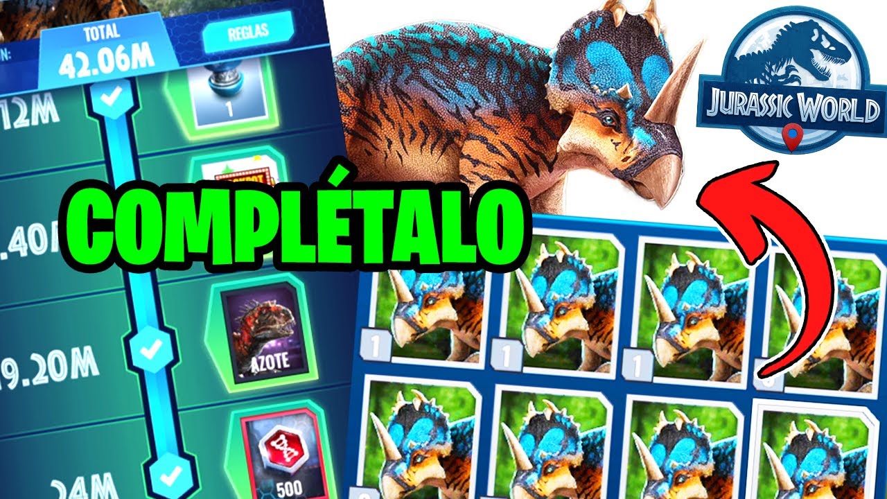 CÓMO COMPLETAR el DESAFIO GLOBAL y GANAR CENTROSAURUS GRATIS Jurassic ...