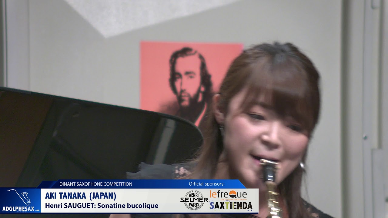 Aki Tanaka (Japan) - Sonatine bucolique by Henri Sauguet - Adolphesax
