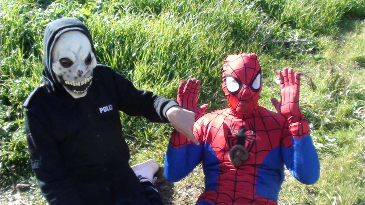 SPIDER-MAN FIGHT SCENE EPIC BATTLE MONSTER HE'S POOPING PDK FILMS ...