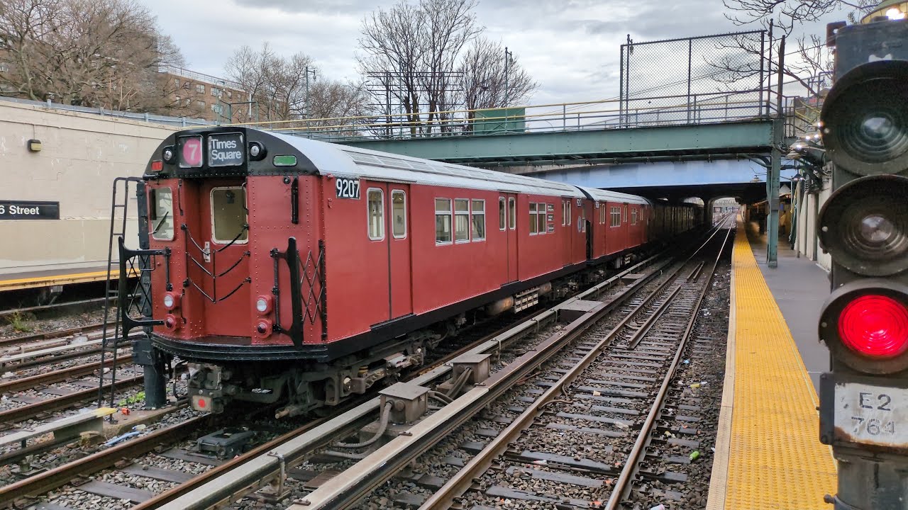 NYC Subway: Vintage Redbirds Operating on the N and 7 Lines for the ...