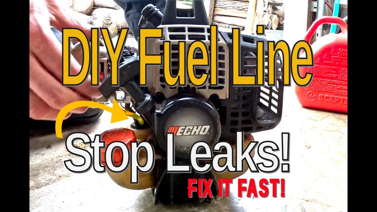 Echo String Trimmer Gas Leak Repair: Easy Fuel Line Replacement How To ...