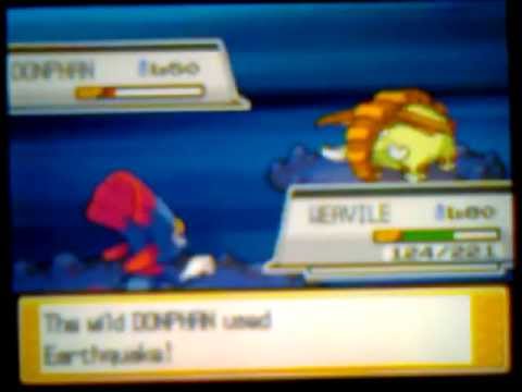 [ISHC 2012] Shiny Donphan Via Repel Trick in Heart Gold + 5% HELD ITEM ...