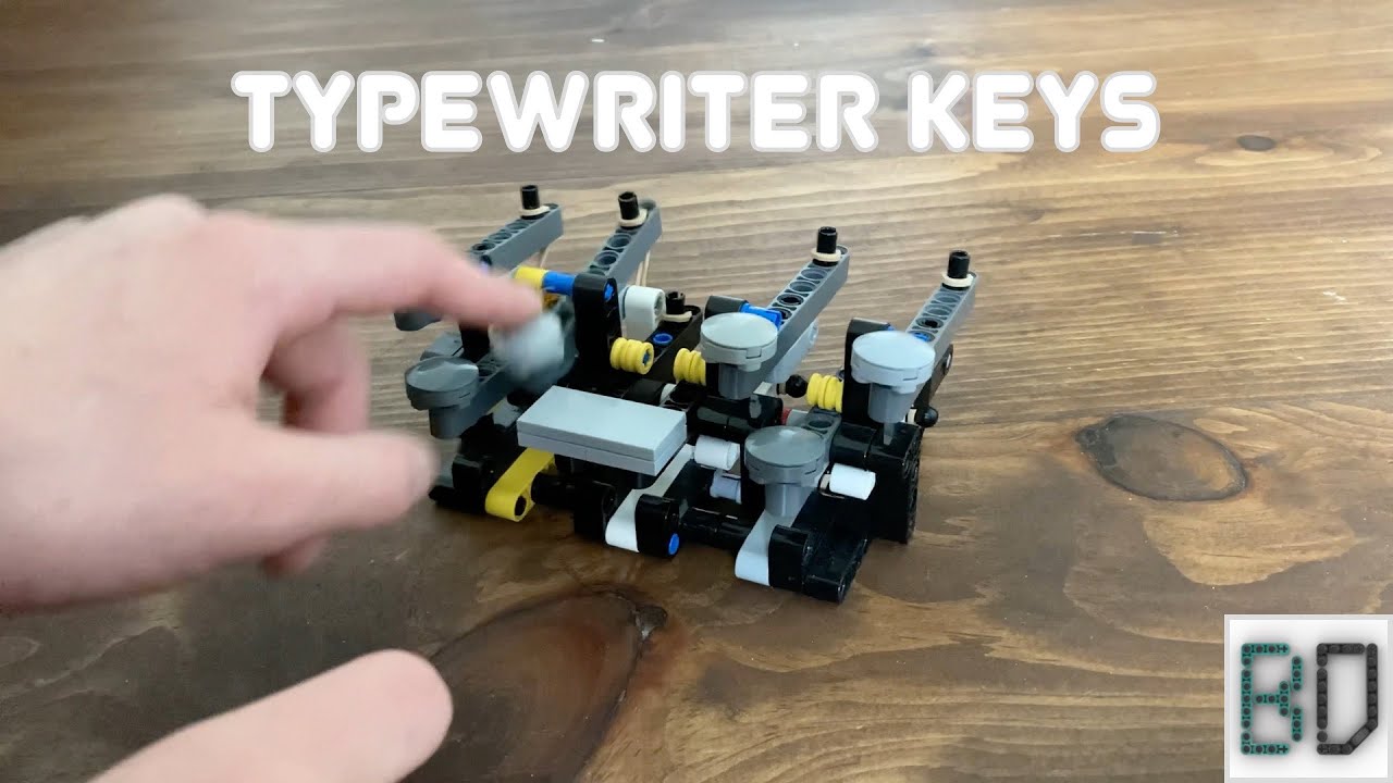 Typewriter Keys | Lego Technic - YouTube