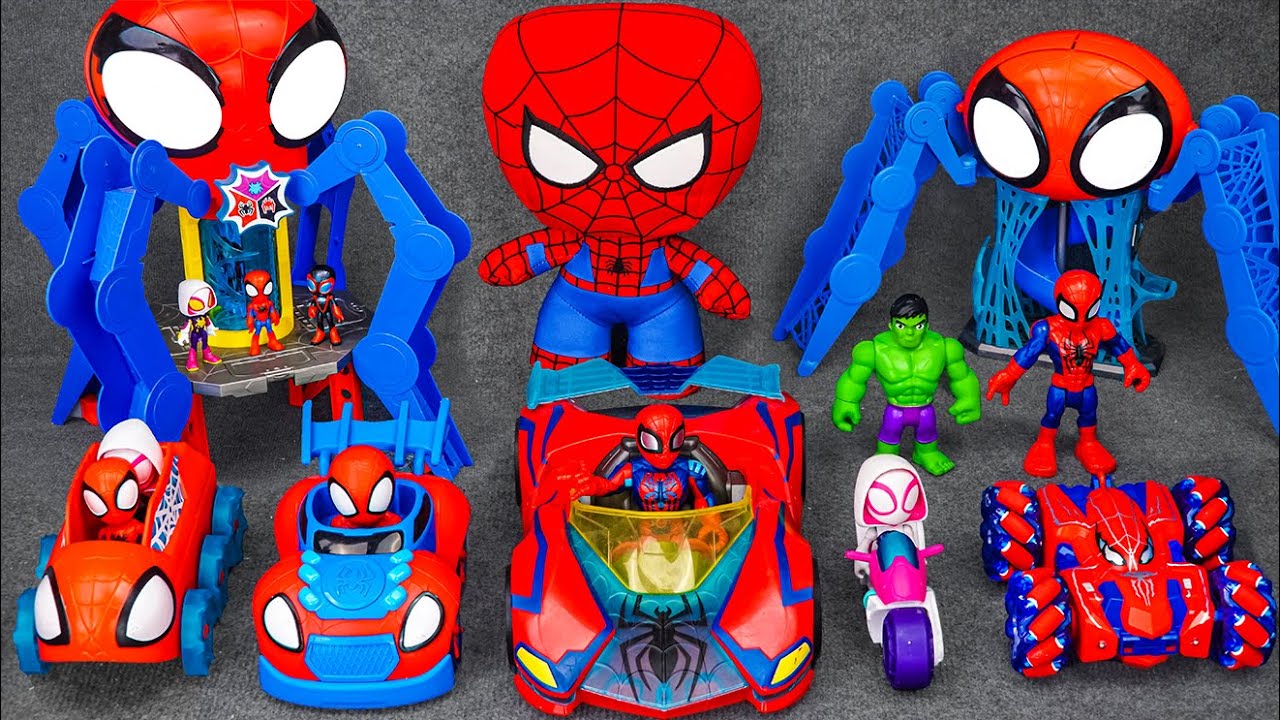 Marvel Spiderman Unboxing Review | Marvel Dino-Webs Treehouse | Spidey ...