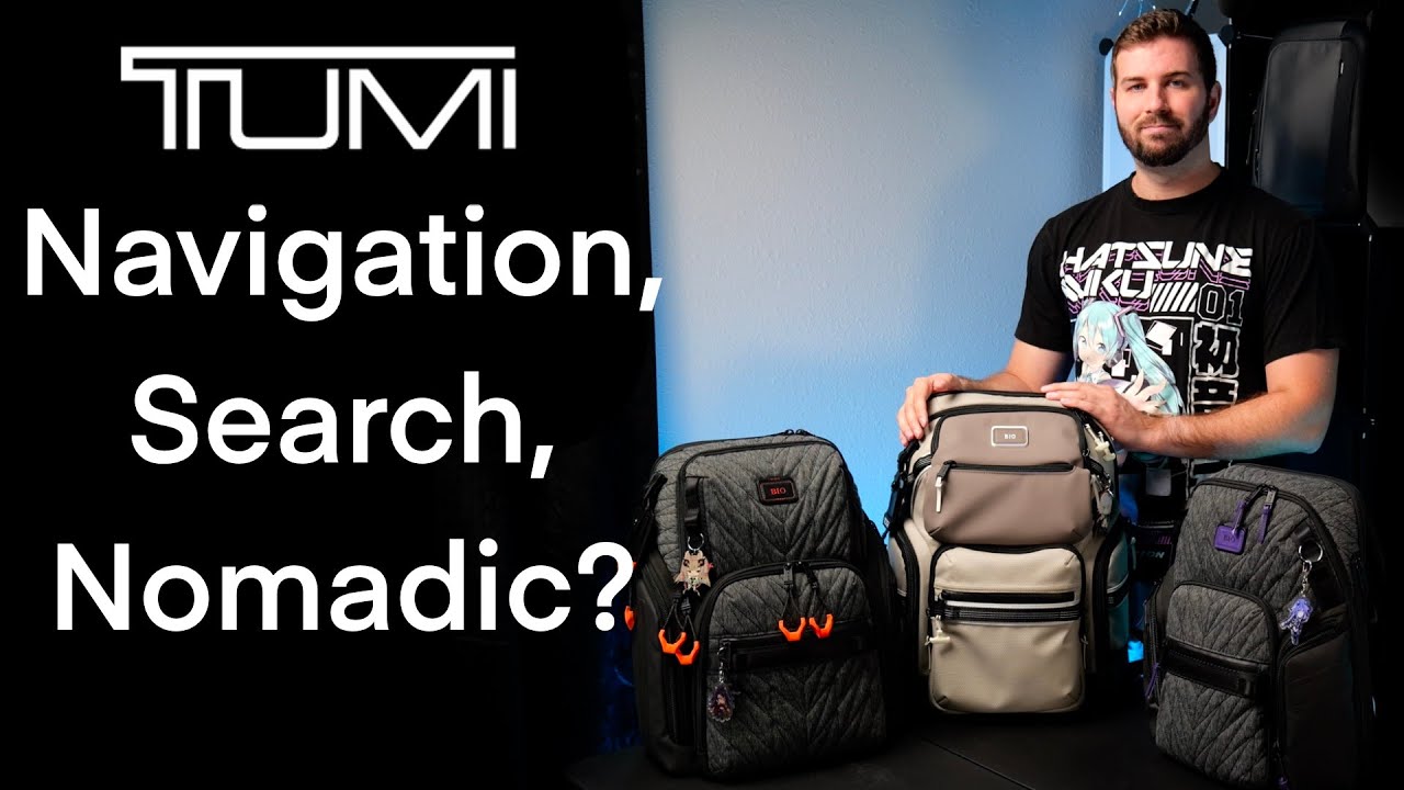 Tumi Navigation, Search, or Nomadic - Which should you buy? - YouTube