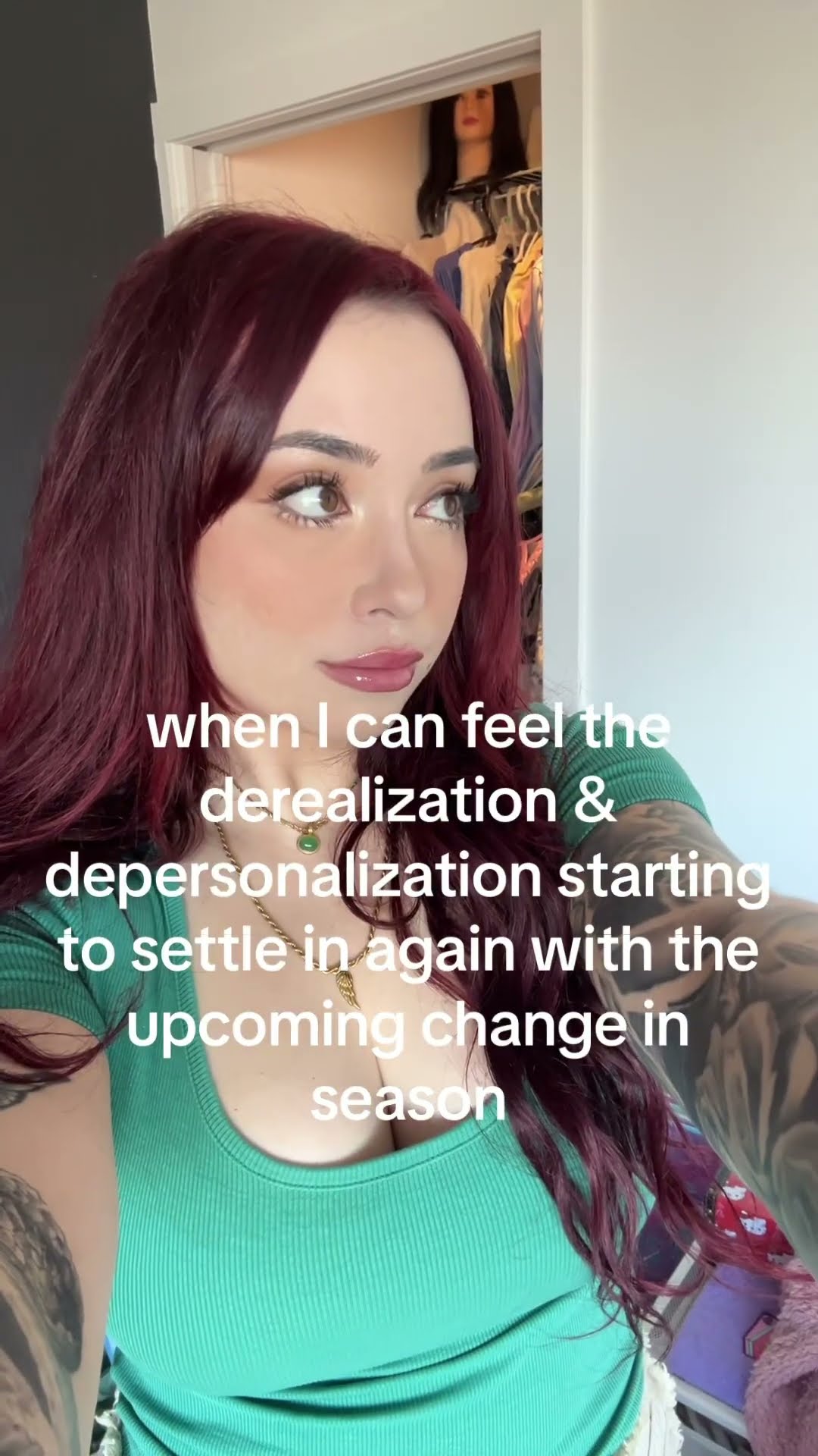 Depersonalization/derealization is common to happen in PTSD ...