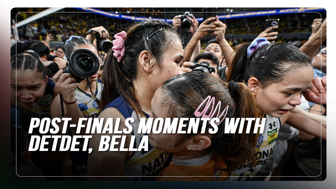Bella Belen consoles Detdet Pepito after UAAP Finals | ABS-CBN News ...