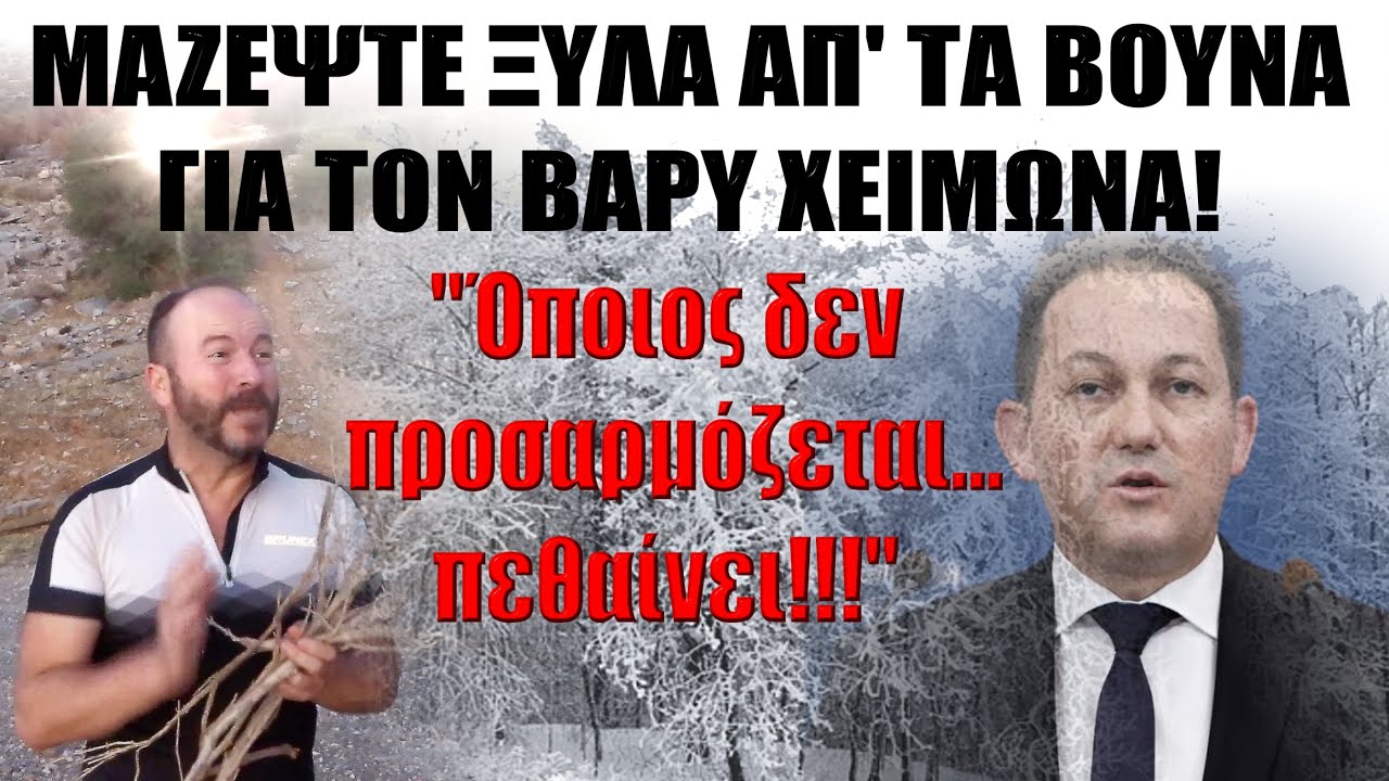 Mαζέψτε ΞΥΛΑ απ' τα ΒΟΥΝΑ για ΧΕΙΜΩΝΑ 😲💥ΕΙΔΗΣΗ - YouTube