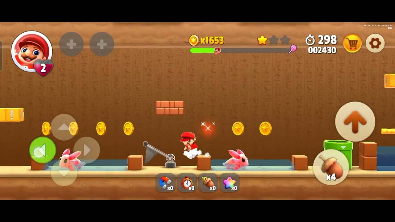 Super run world bro adventure gameplay walkthrough android iOS level 52 ...