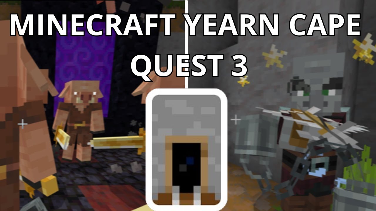Minecraft Yearn Cape Event | Day 3 Quest - Easy and Fast - YouTube