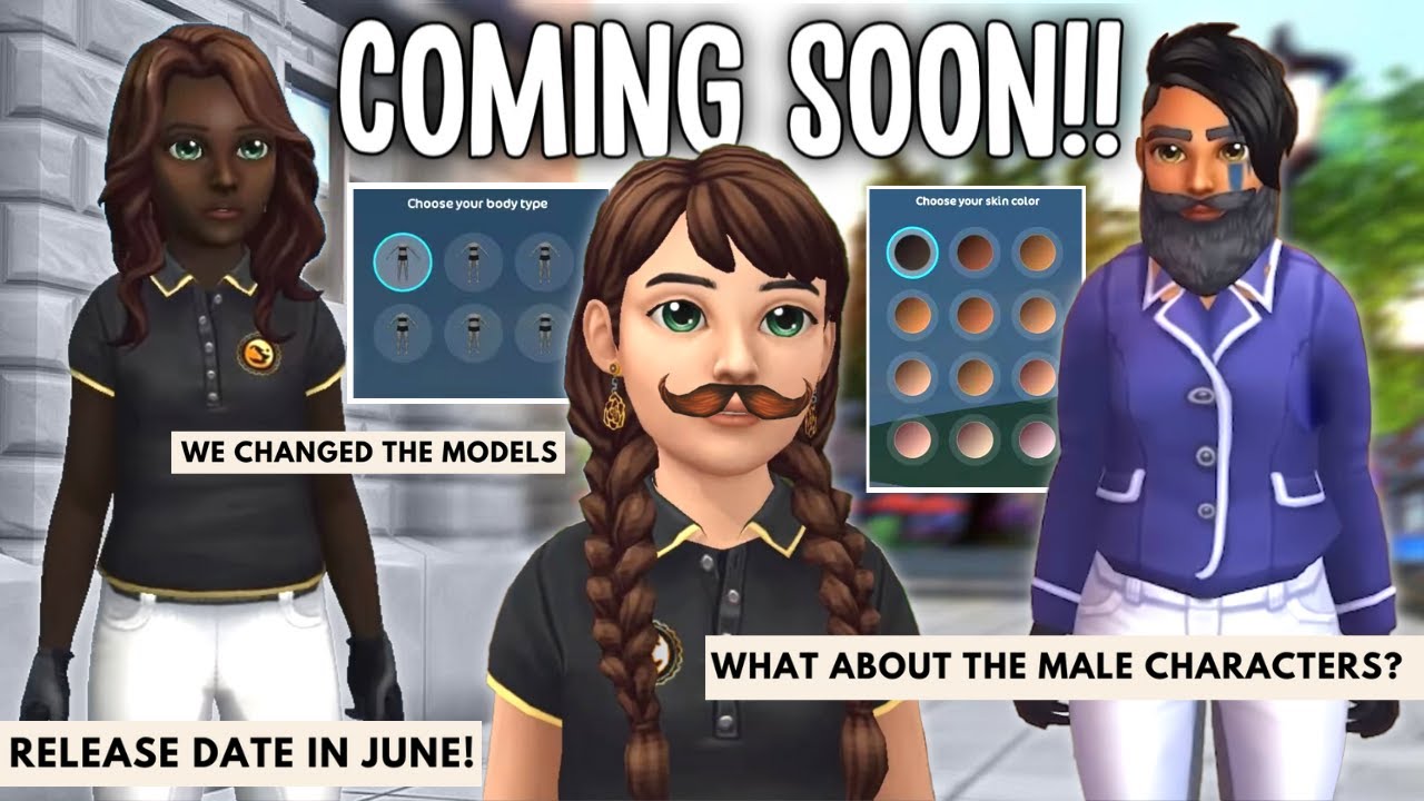 *ONE MONTH LEFT* UPDATED PLAYER CHARACTER RELEASE DATE, MALE CHARACTERS ...