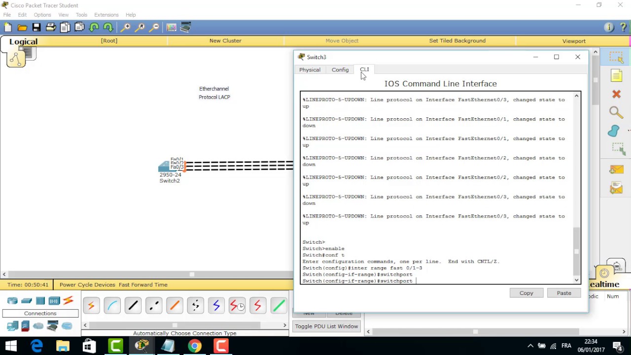 Configuration ETHerchannel-LACP - YouTube