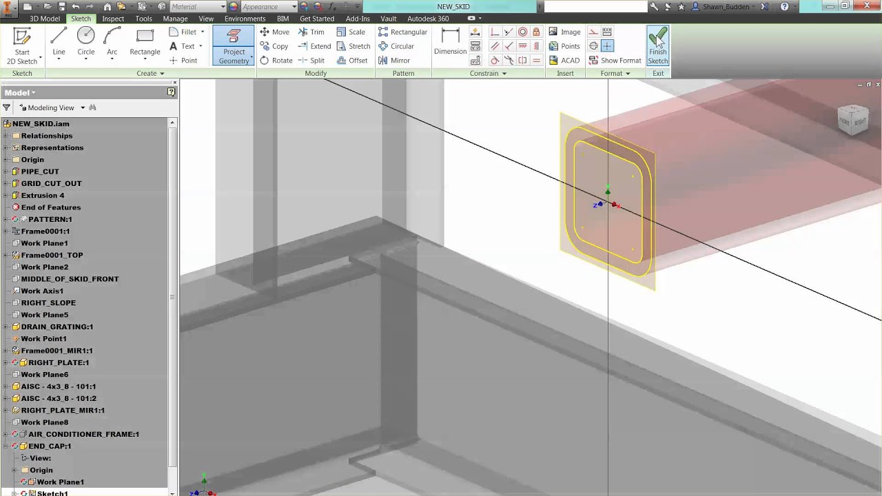 Capping Square Tubing in Frame Generator - YouTube