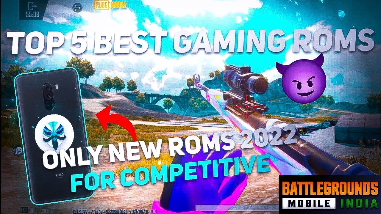 TOP 5 Best Gaming Rom For Competitive PUBG/BGMI | Best Gaming Rom for ...