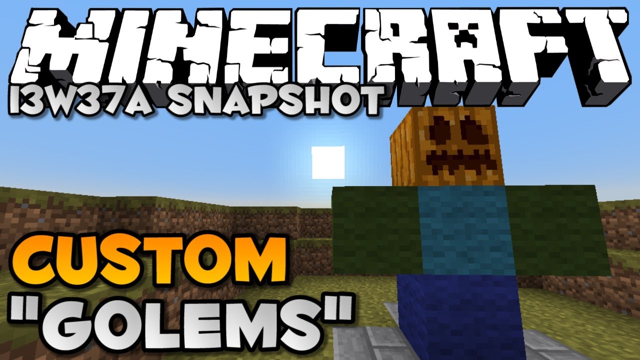 Minecraft: Custom "Golems" - YouTube