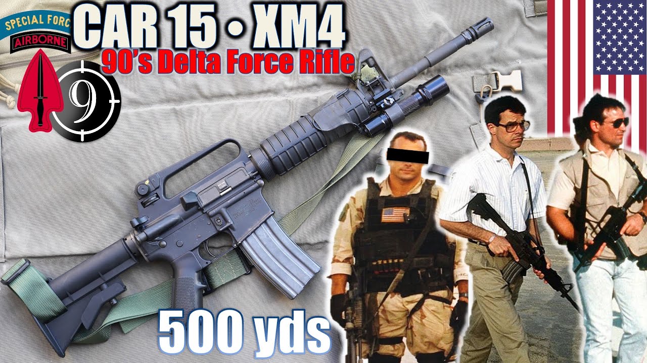 90's Special Forces Rifle [CAR15 - Colt 723 - 727 - XM4] to 500yds ...