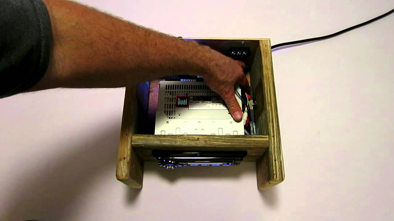 HD car radio converted into home stereo receiver. - YouTube