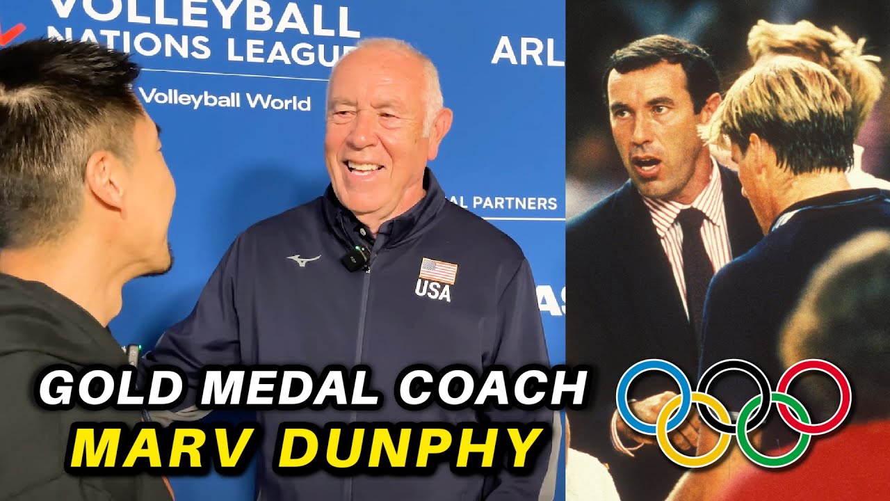 1988 Olympic Gold Medal Coach : Marv Dunphy | VNL Women's 2024 - YouTube