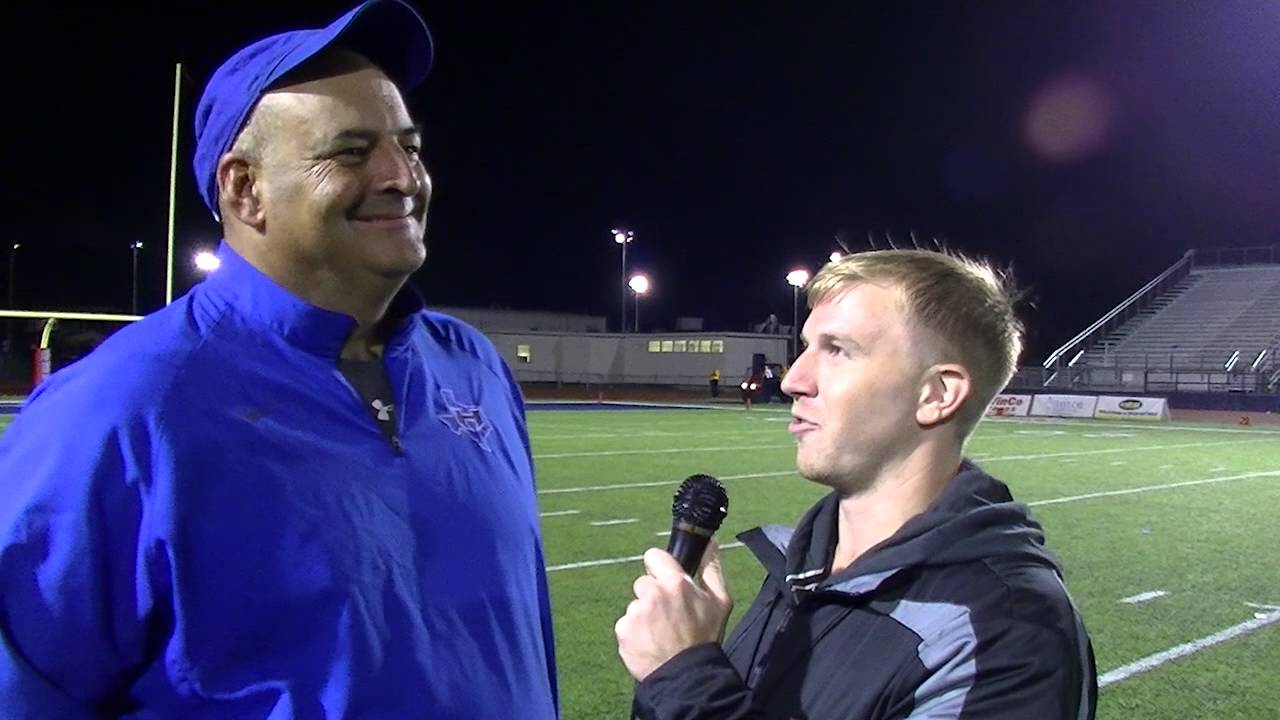 Hebron Head Coach Brian Brazil 11 5 2015 - YouTube