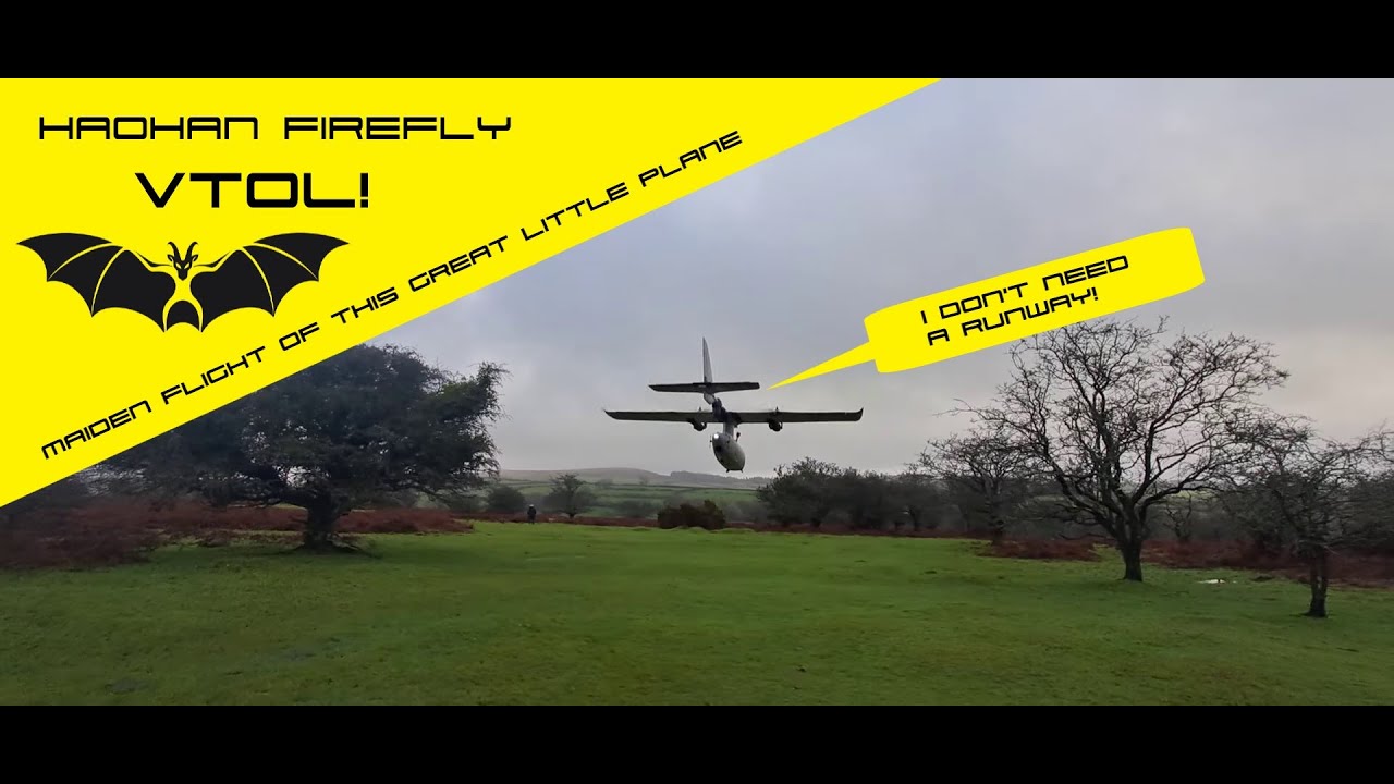 Haohan Firefly VTOL - Maiden flight and transition to fixed wing. - YouTube