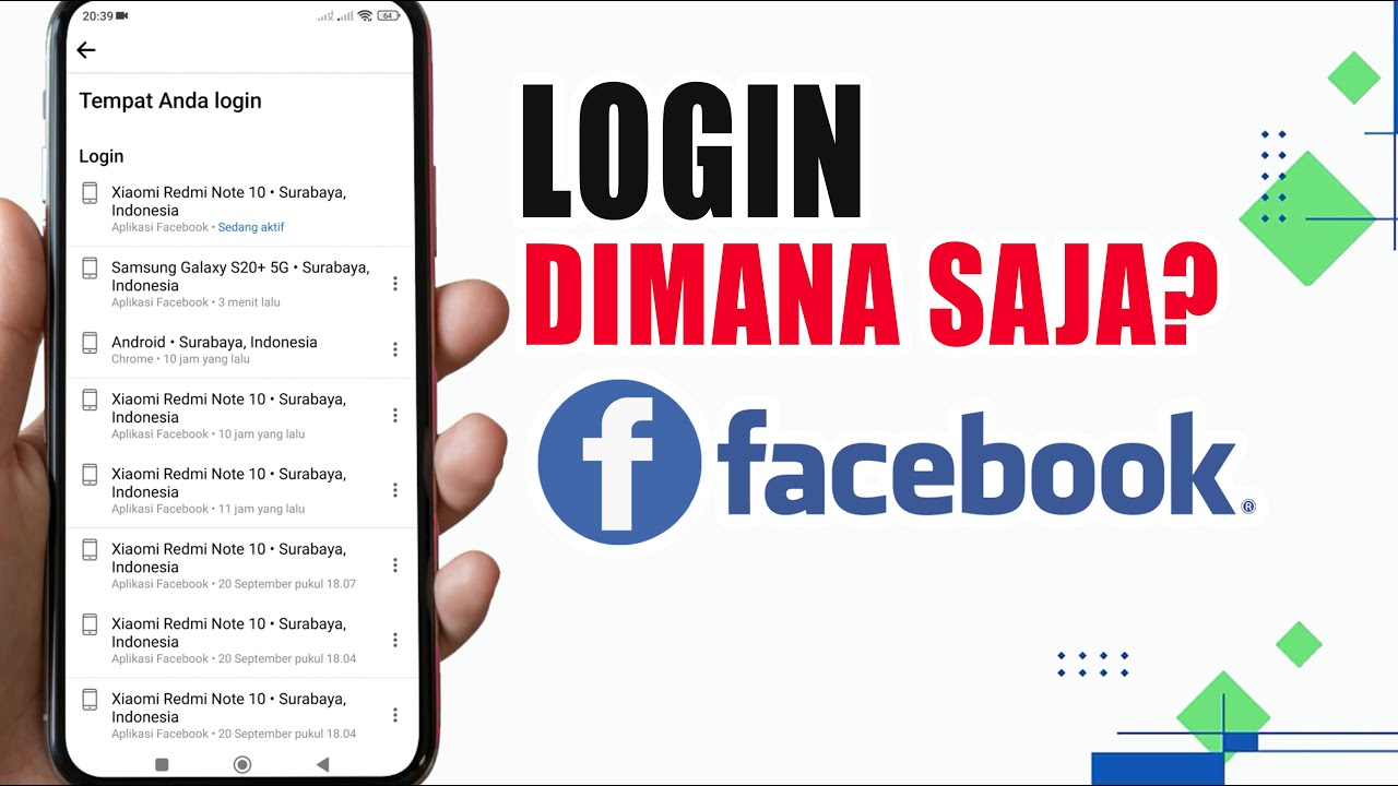 Cara Melihat Facebook Login Dimana Saja - Cek Fb Login Di Perangkat ...