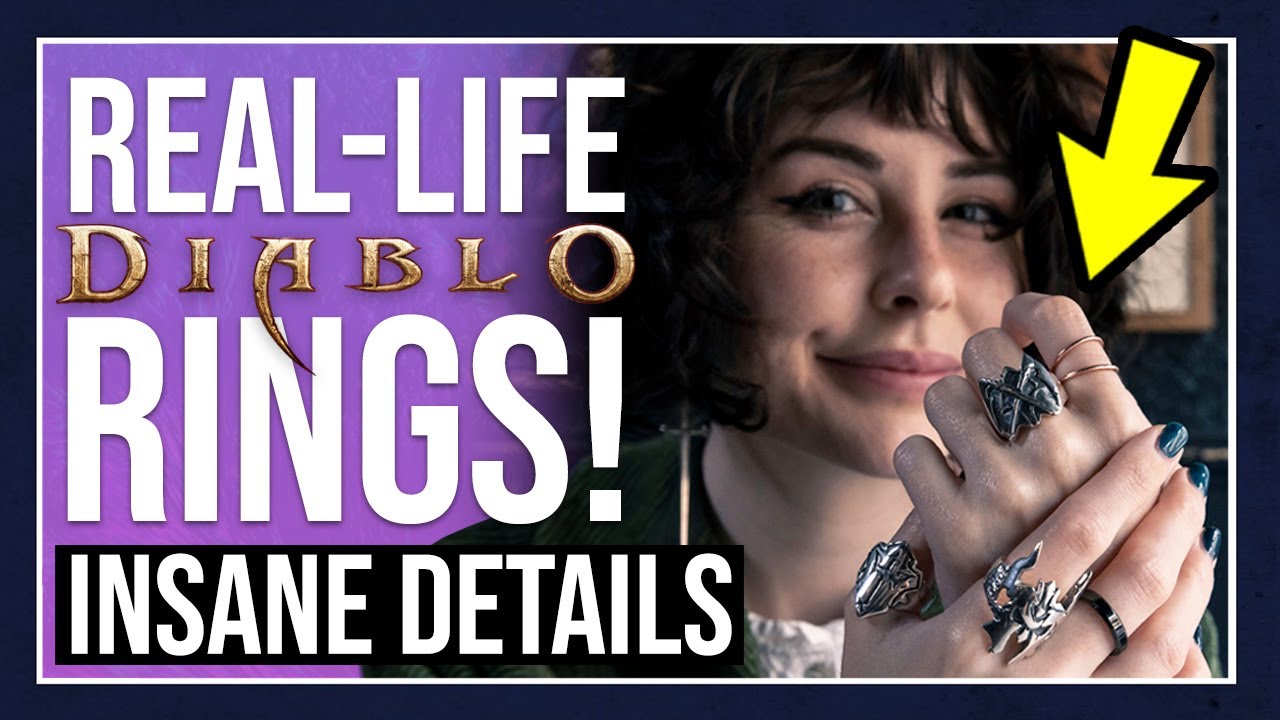 These Solid Silver DIABLO Rings Look Awesome (Hands On Preview) - YouTube