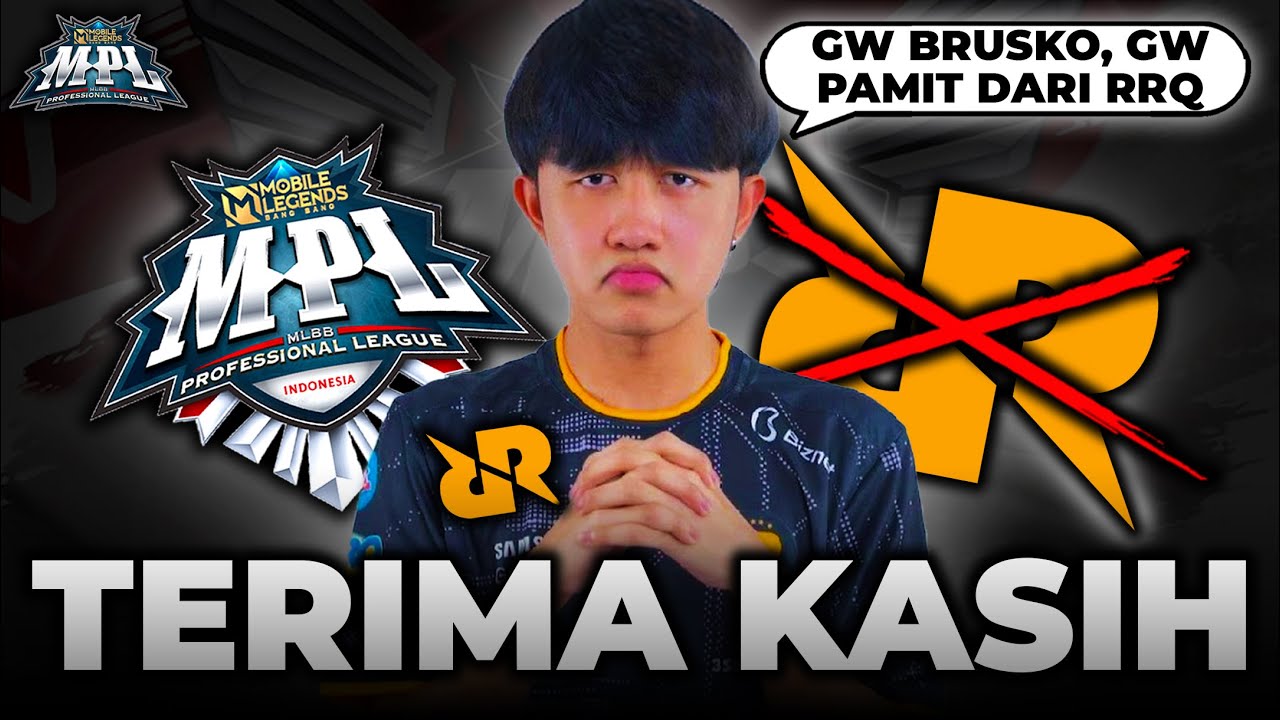 KLARIFIKASI!! ALASAN BRUSKO RESMI DI-FAREWELL RRQ🥹 - YouTube