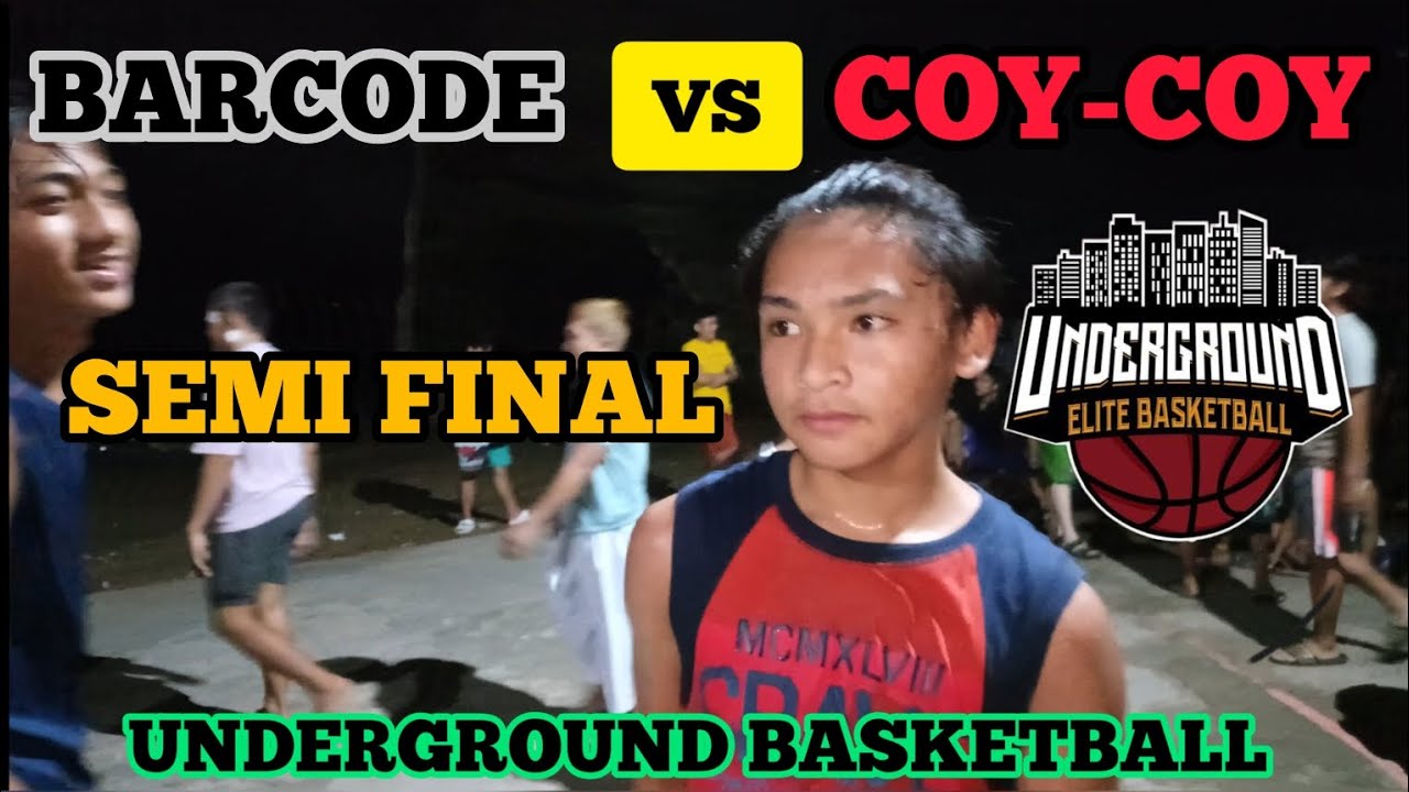BARCODE VS COY-COY SEMI FINAL UNDERGROUND BASKETBALL #new #viral # ...