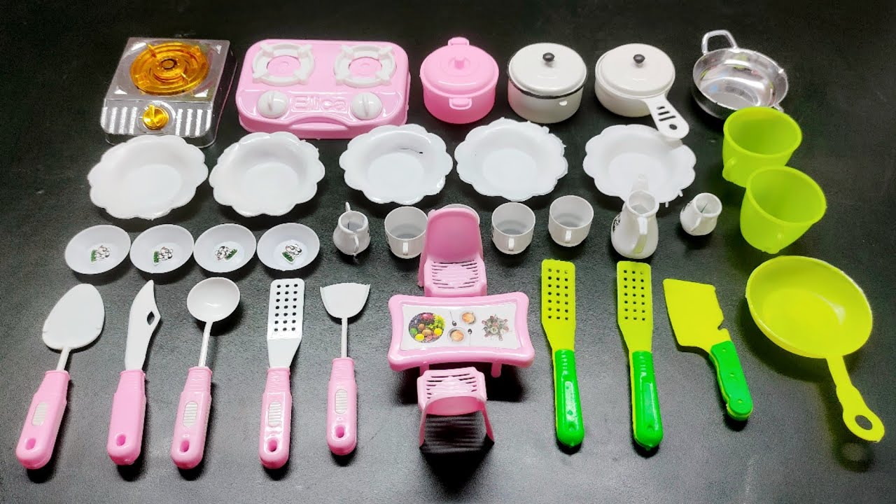 Amazing Miniature Kitchen Set | DIY Unboxing Miniature Kitchen Set ...