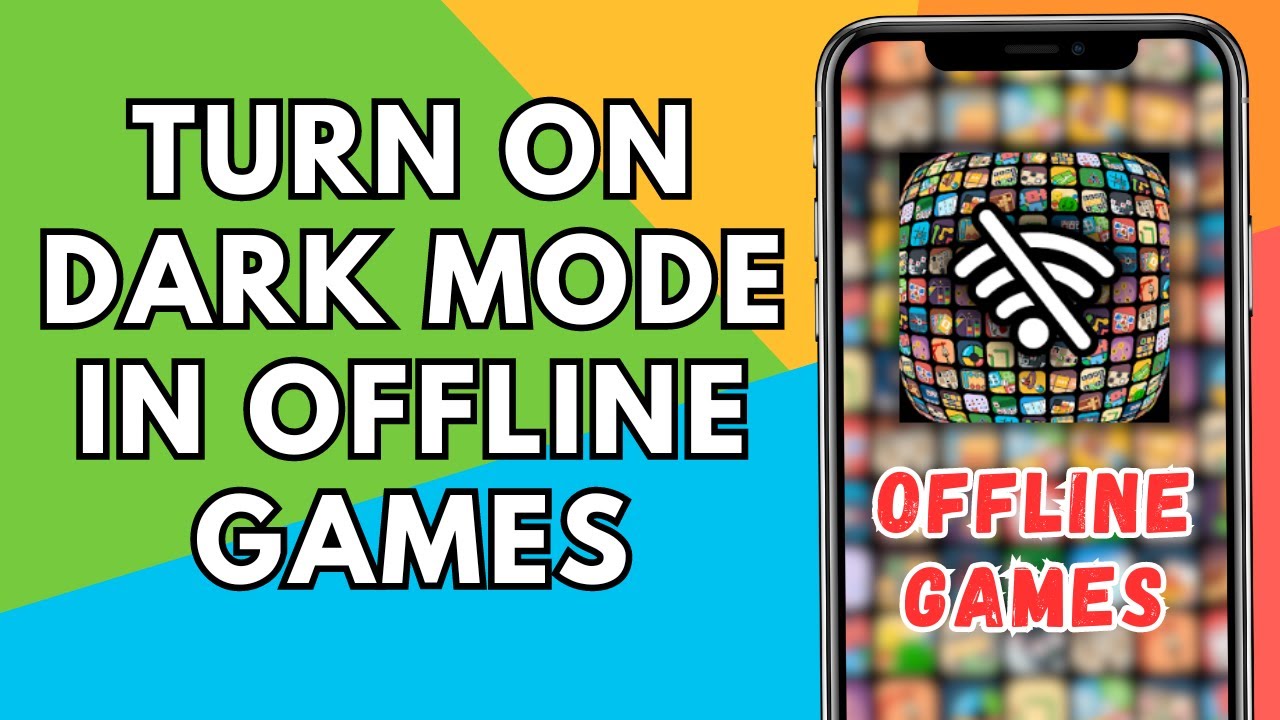 How to Turn On Dark Mode in Offline Games? 2024 - YouTube