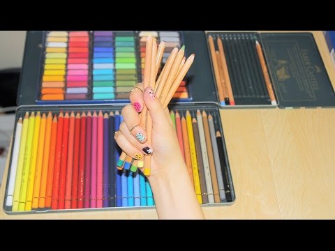 Faber Castell Polychromos & Piit Pastel Kalem Denemeleri ,Fiyatları ve Karşılaştırması