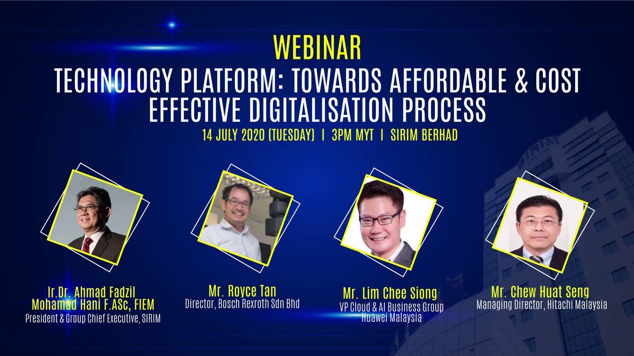 WEBINAR - TECHNOLOGY PLATFORM : TOWARDS AFFORDABLE & COST EFFECTIVE ...