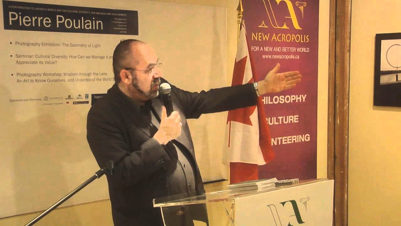 Pierre Poulain Photography Exhibit Opening Speech in Toronto - YouTube