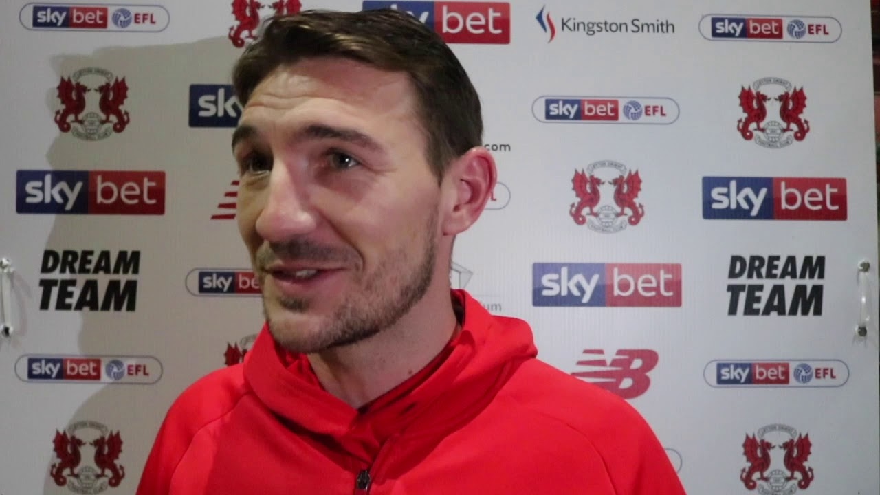 Craig Clay after beating Newport County AFC 2-1 at the Breyer Group ...