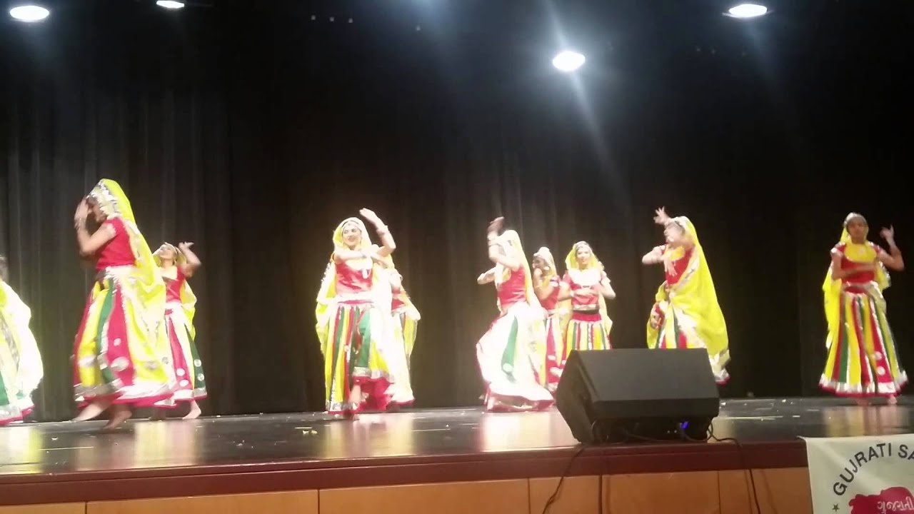 Eesha & friends performance to traditional Gujarati folk dance 3 - YouTube