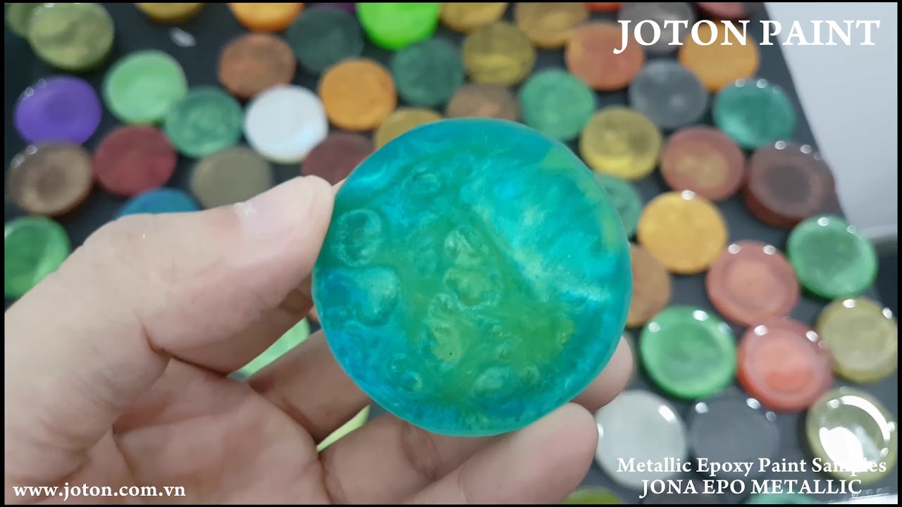 Metallic epoxy texture samples - YouTube