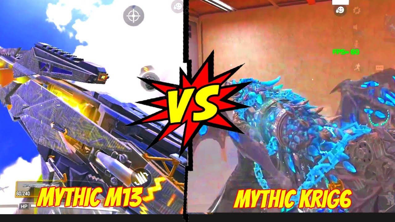 Mythic krig 6 ice drake VS Mythic m13 morningstar inspection Comparison ...
