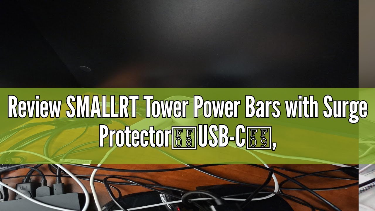 Review SMALLRT Tower Power Bars with Surge Protector（USB-C）, Surge ...