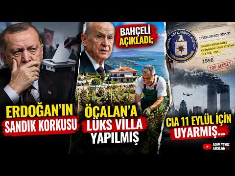 BAHÇELİ AÇIKLADI; ÖCALAN'A VİLLA, ERDOĞAN SEÇİMDEN KORKUYOR