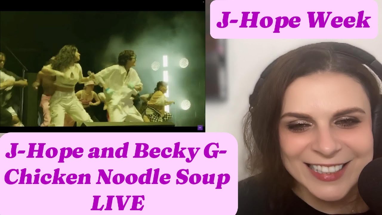 Reacting to J-Hope (BTS) and Becky G - Chicken Noodle Soup LIVE ...