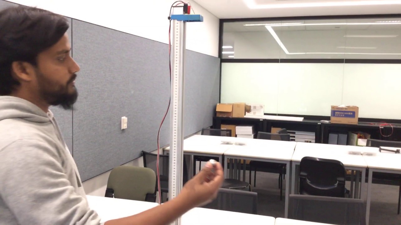 Experiment Number 1 Free Fall Acceleration Part 2 of 2 - YouTube