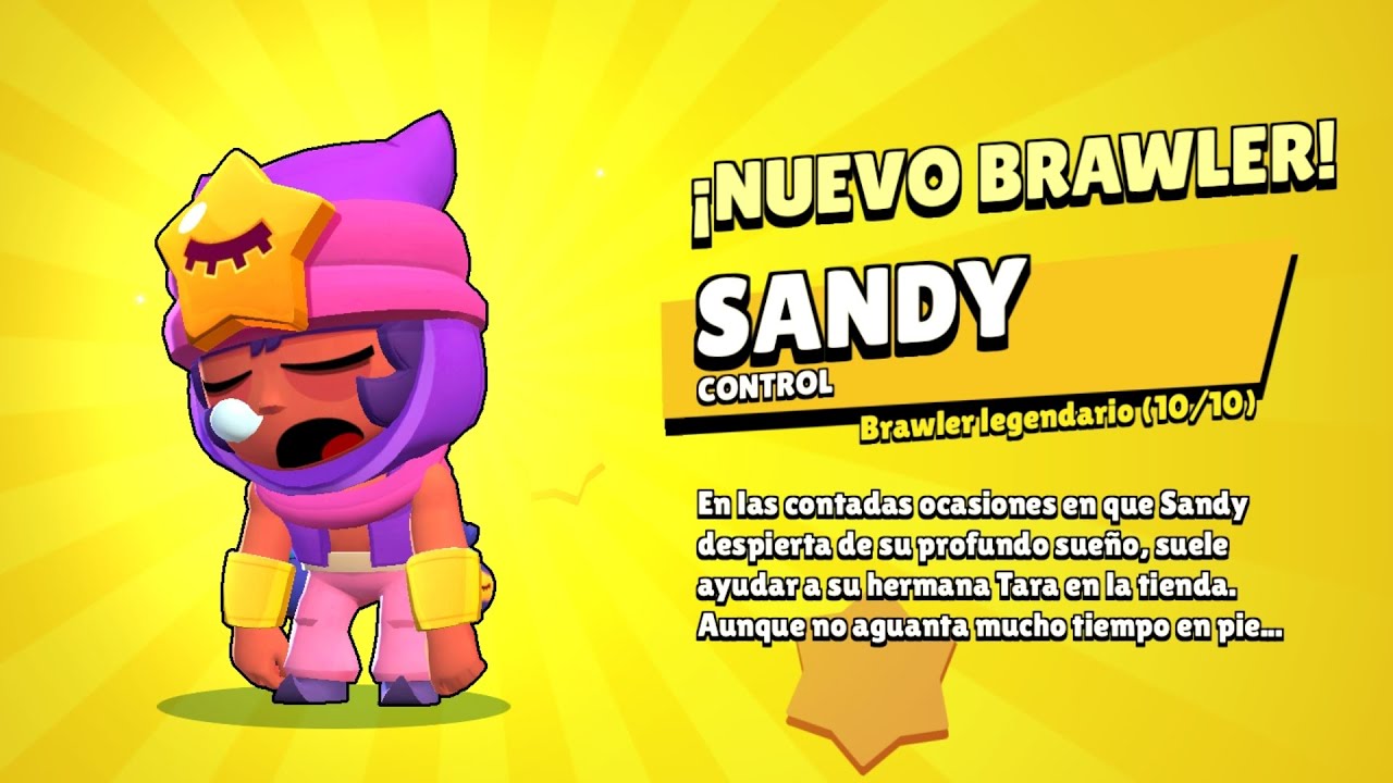 DESBLOQUEO a *SANDY* en BRAWL STARS 77 de 77 BRAWLERS - YouTube