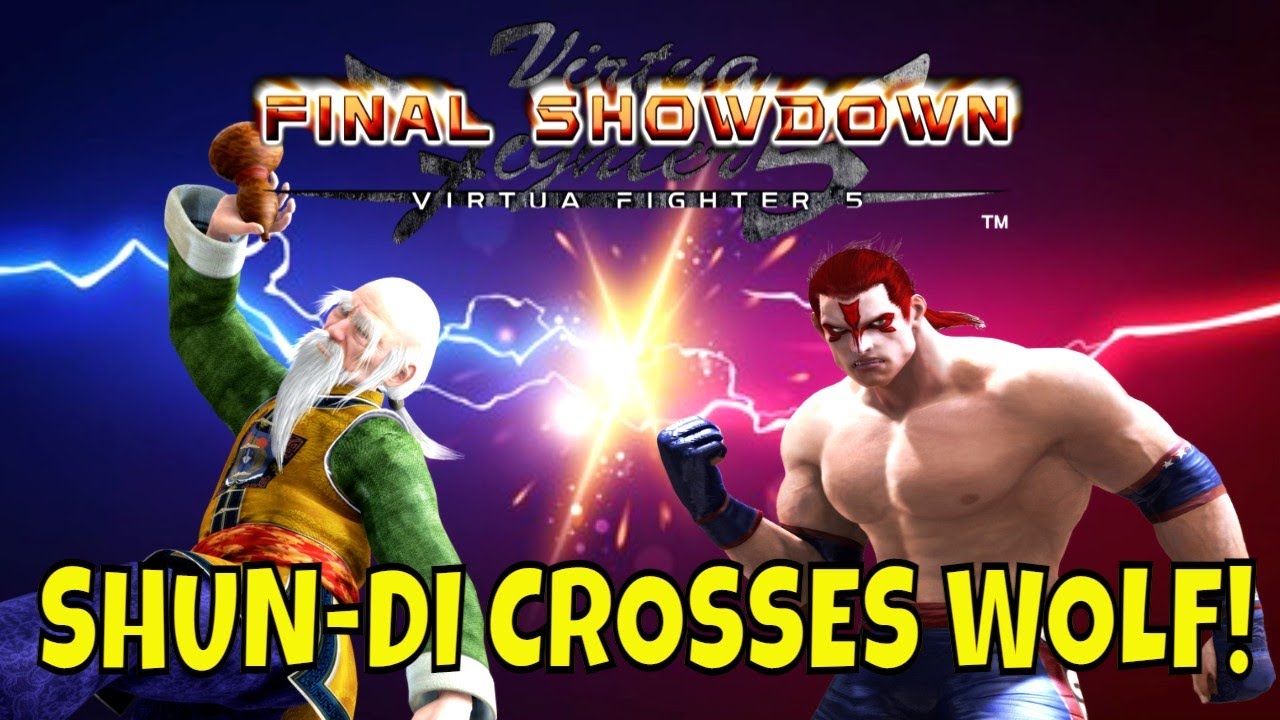 VF5FS- SHUN DI CROSSES WOLF! (Virtua Fighter 5: Final Showdown)- Shun ...