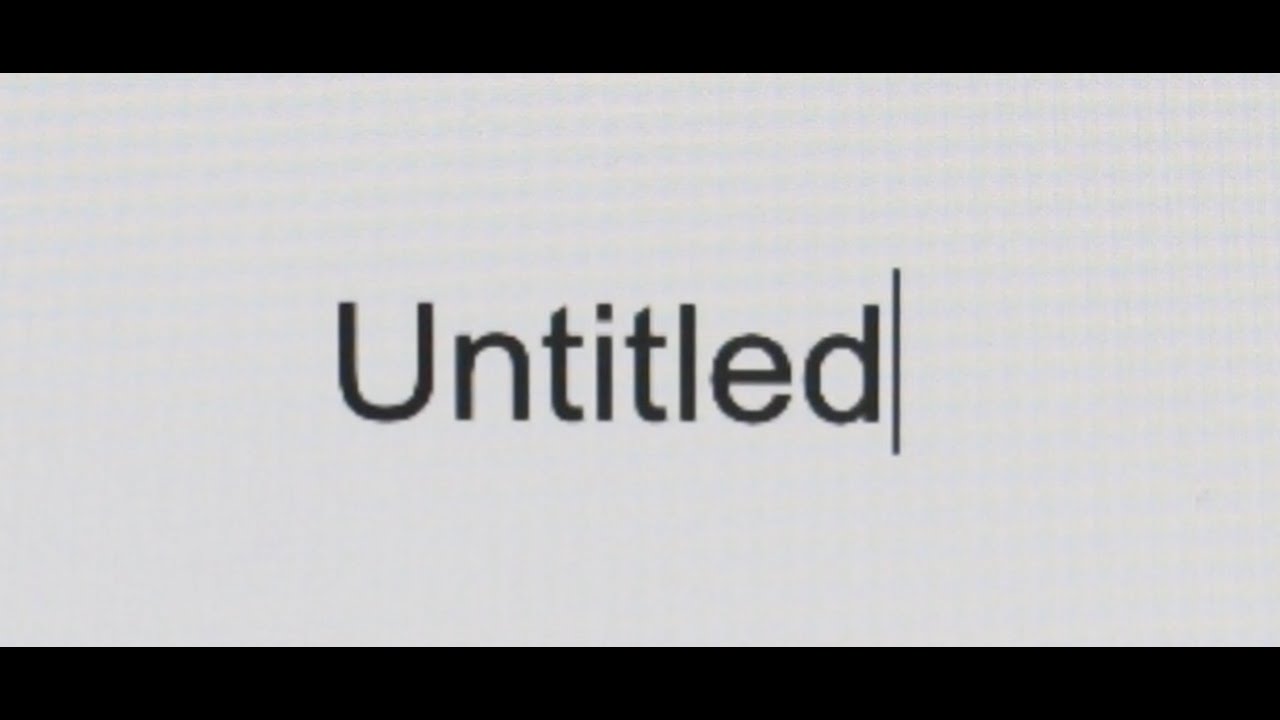 UNTITLED | Short Film (Canon 80D & Blender) - YouTube